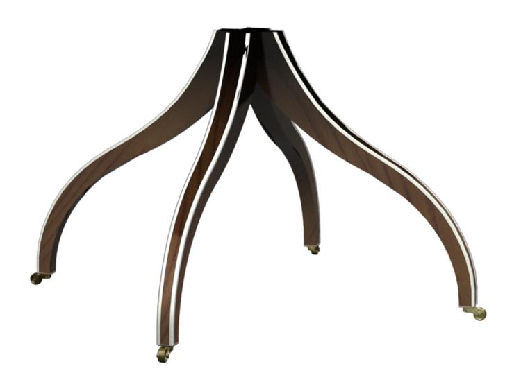 Ingold Dining 4-Leg Pedestal Base – Sheffield Furniture